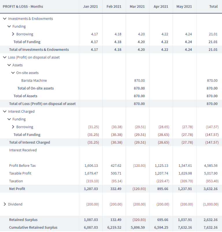 P&L Example: What Goes into the Income Statement - Brixx